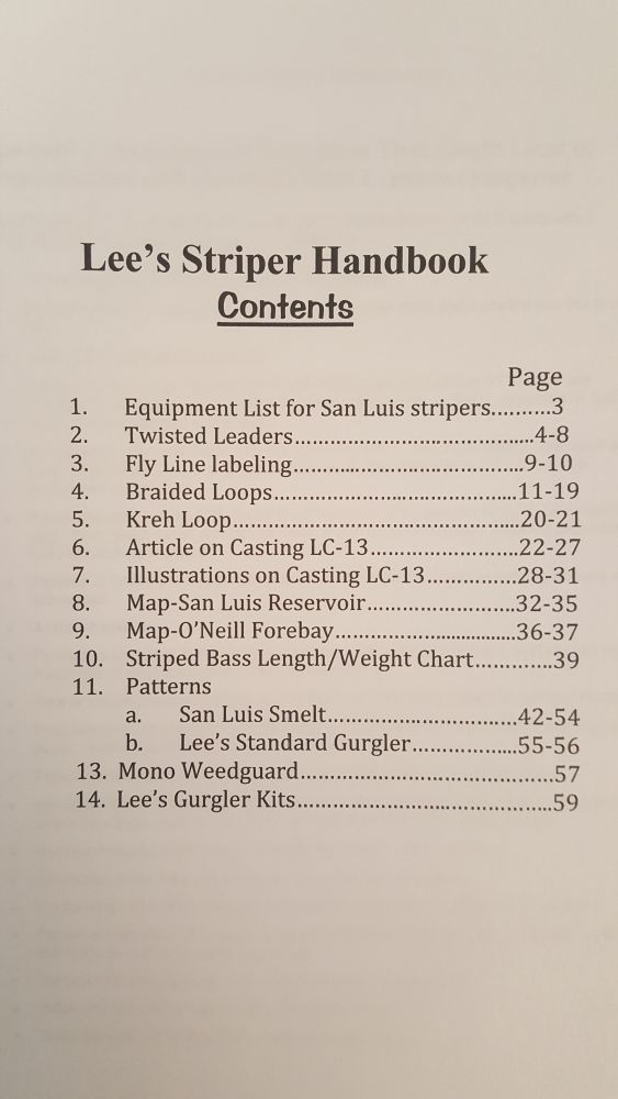 Striper Handbook